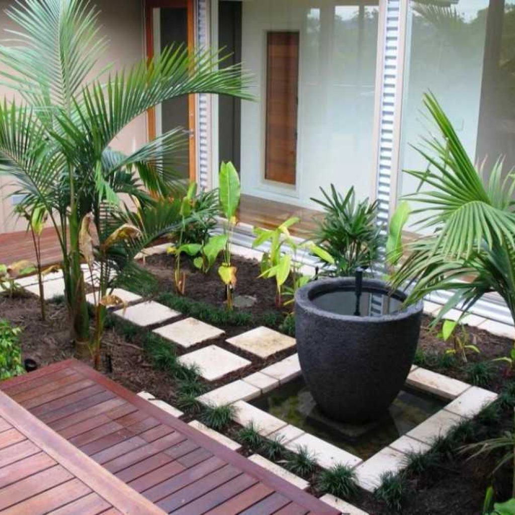 25 Contoh Taman Depan Rumah Minimalis Lahan Sempit