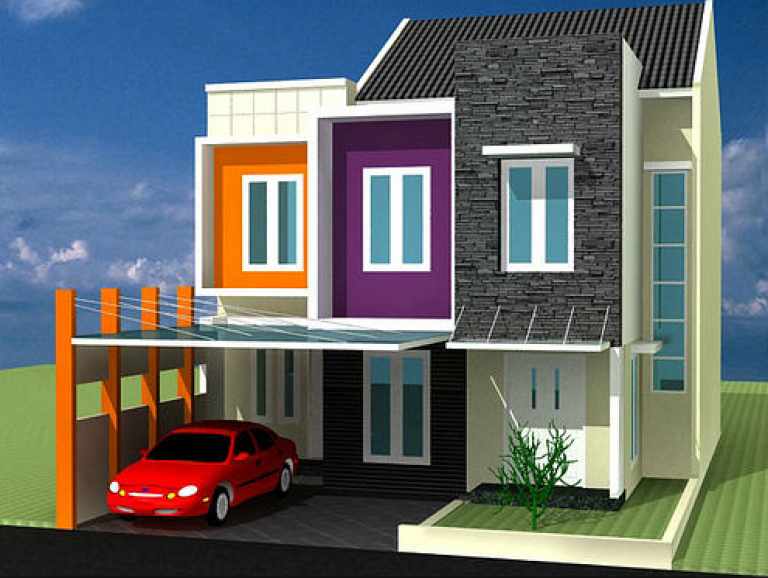 80 Desain Rumah Minimalis 2 Lantai 6x15 Terbaru