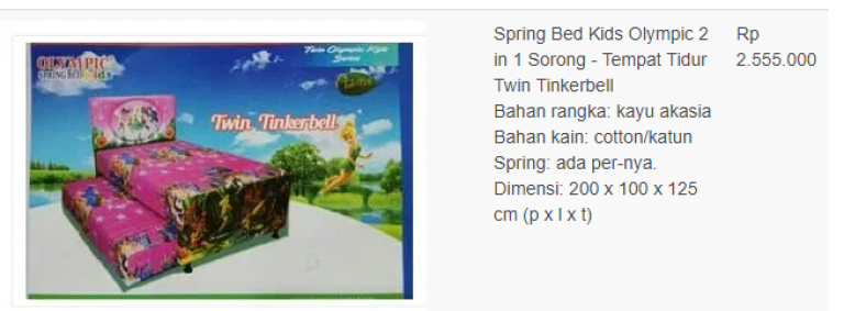 Daftar Harga Spring Bed Olympic Terbaru Lengkap Dengan Gambarnya