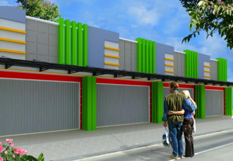 80 Model Ruko Minimalis 1 Lantai Tampak Depan Terbaru