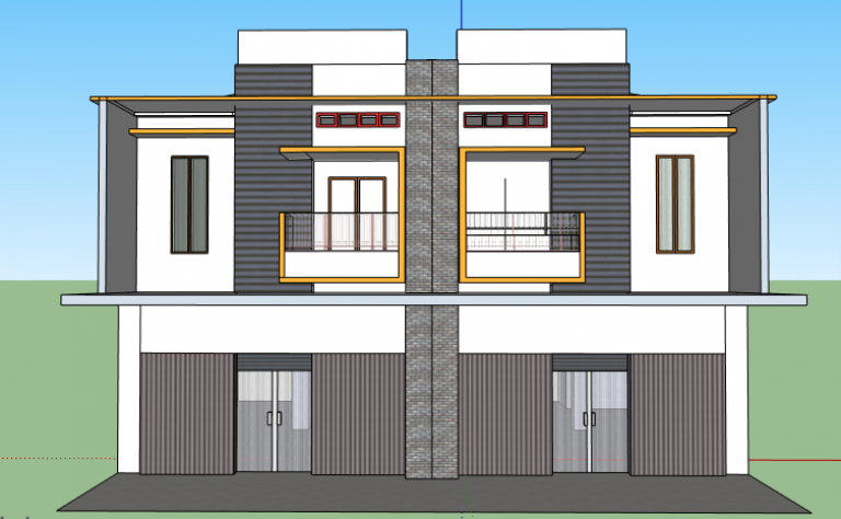 80 Model Ruko Minimalis 1 Lantai Tampak Depan Terbaru